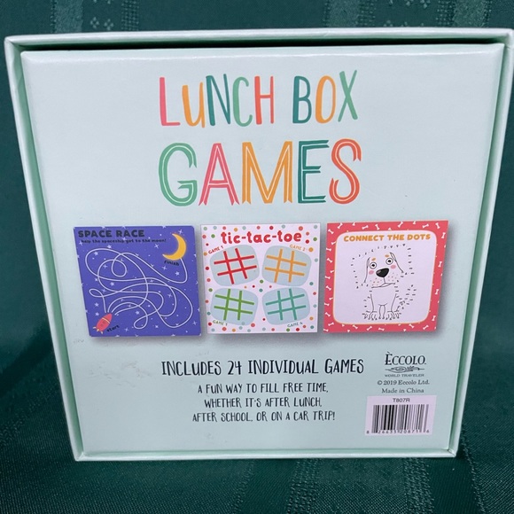 Eccolo | Games | Nib Eccolo Lunch Box Game Cards | Poshmark